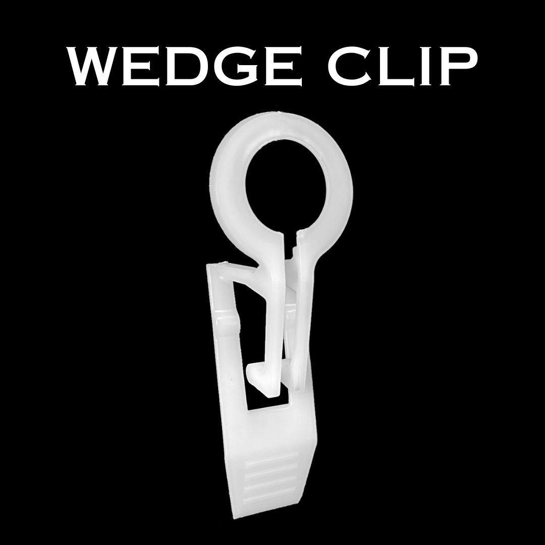 Wedge Clip by Tuff Clips - E17 Base (100 per bag) – Lights Depot